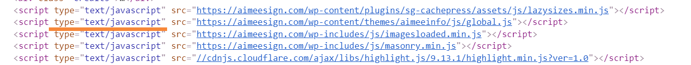 怎样移除 CSS 和 jQuery 的 type 属性 | WordPress - aimeesign