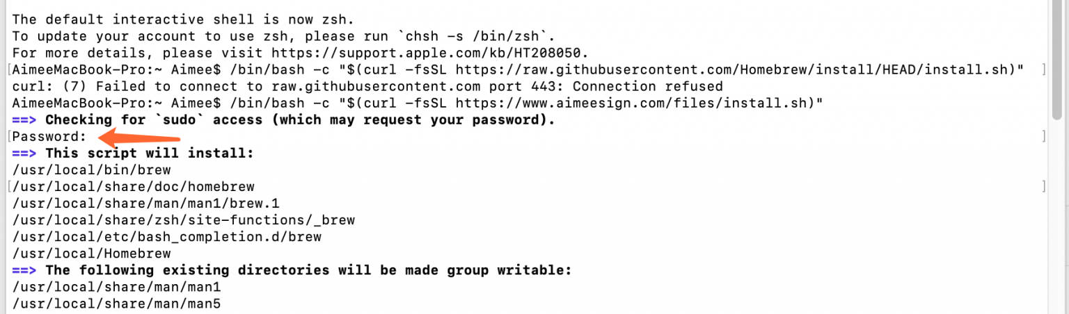 如何在 Mac 系统安装 Homebrew - aimeesign